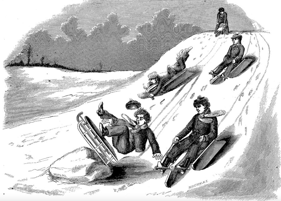 Civil War Snow Sledding - Civil War Monitor
