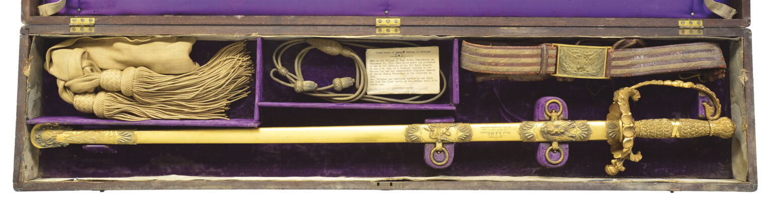 Alpheus Williams' Presentation Sword - Civil War Monitor